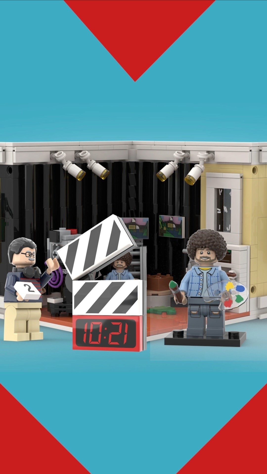 From concept to submission: LEGO Ideas 'Bob Ross: Studio & Paintings' | Brickset